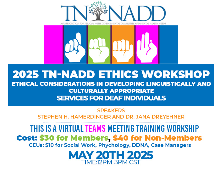 Ethics Conference 2025 - Welcome To TN-NADD